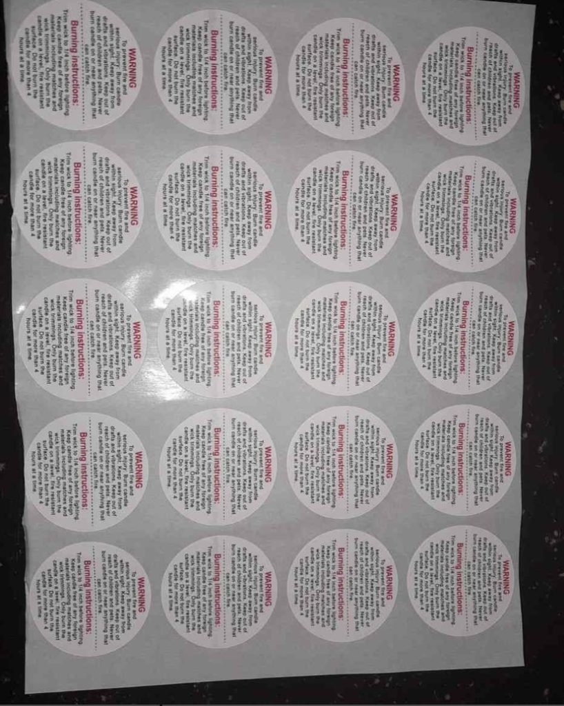 Sheet Warning Caution Label Sticker - Jmaivo House Nigeria